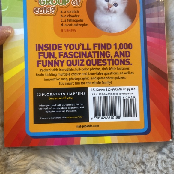 National Geographic | Other | National Geographic Kids Book Quiz Whiz ...